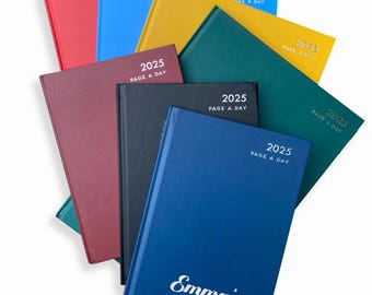 2025, A4, Appointment Diary Day per Page or Order Book NO TIMES, Foil ...