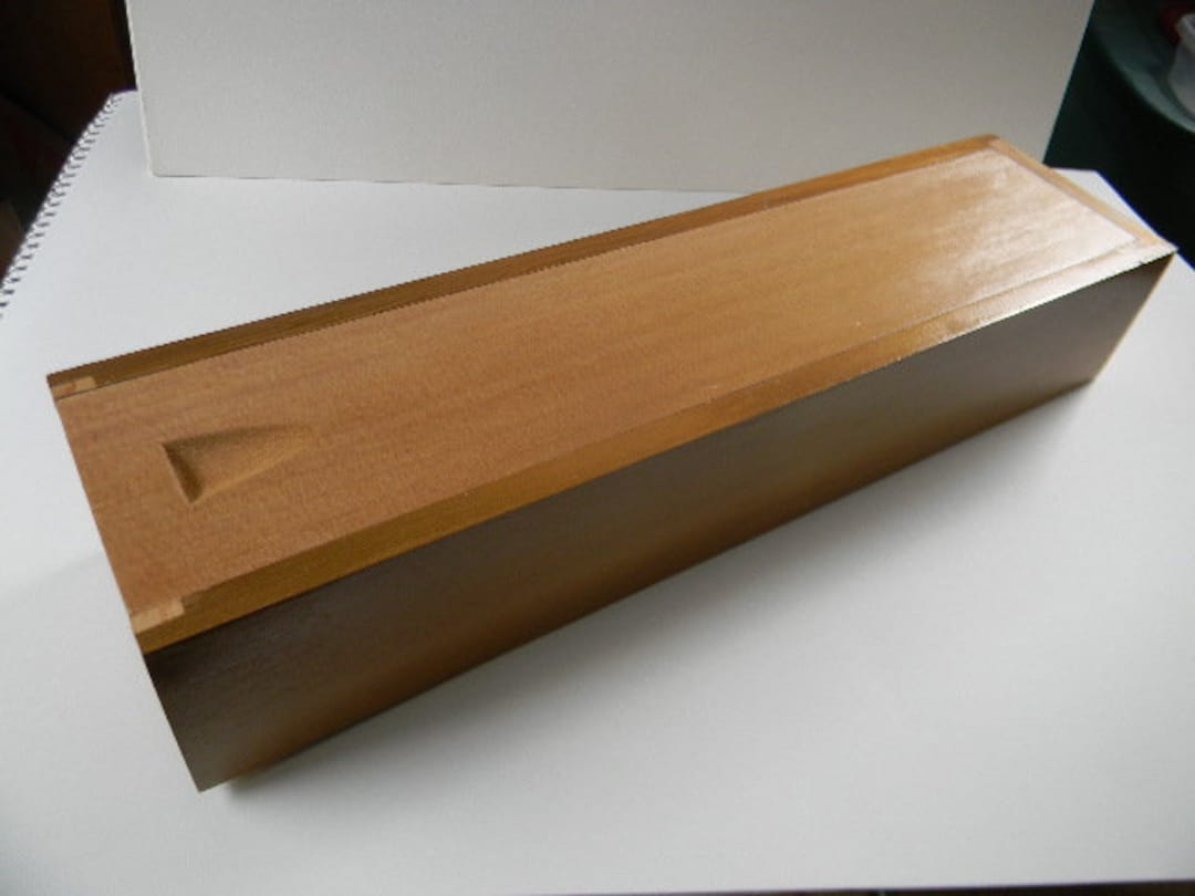 Red Cedar Slide Top Feather Box, Handmade - Etsy