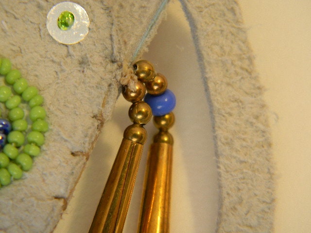 Northeastern Neck Knife Beaded Sheath Birch Handle Chert - Etsy