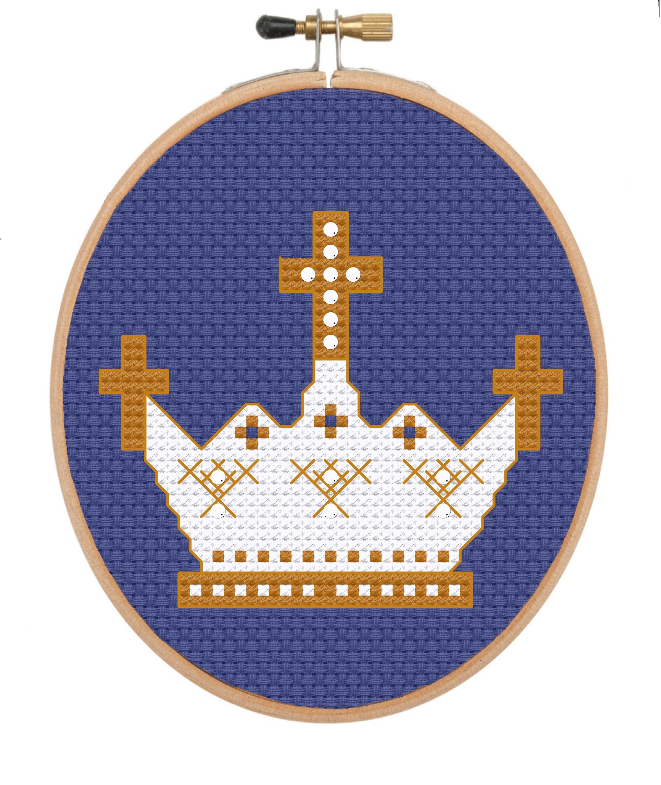 Christmas Cross Stitch Set, 8 Chrismon Patterns Ornaments Color ...