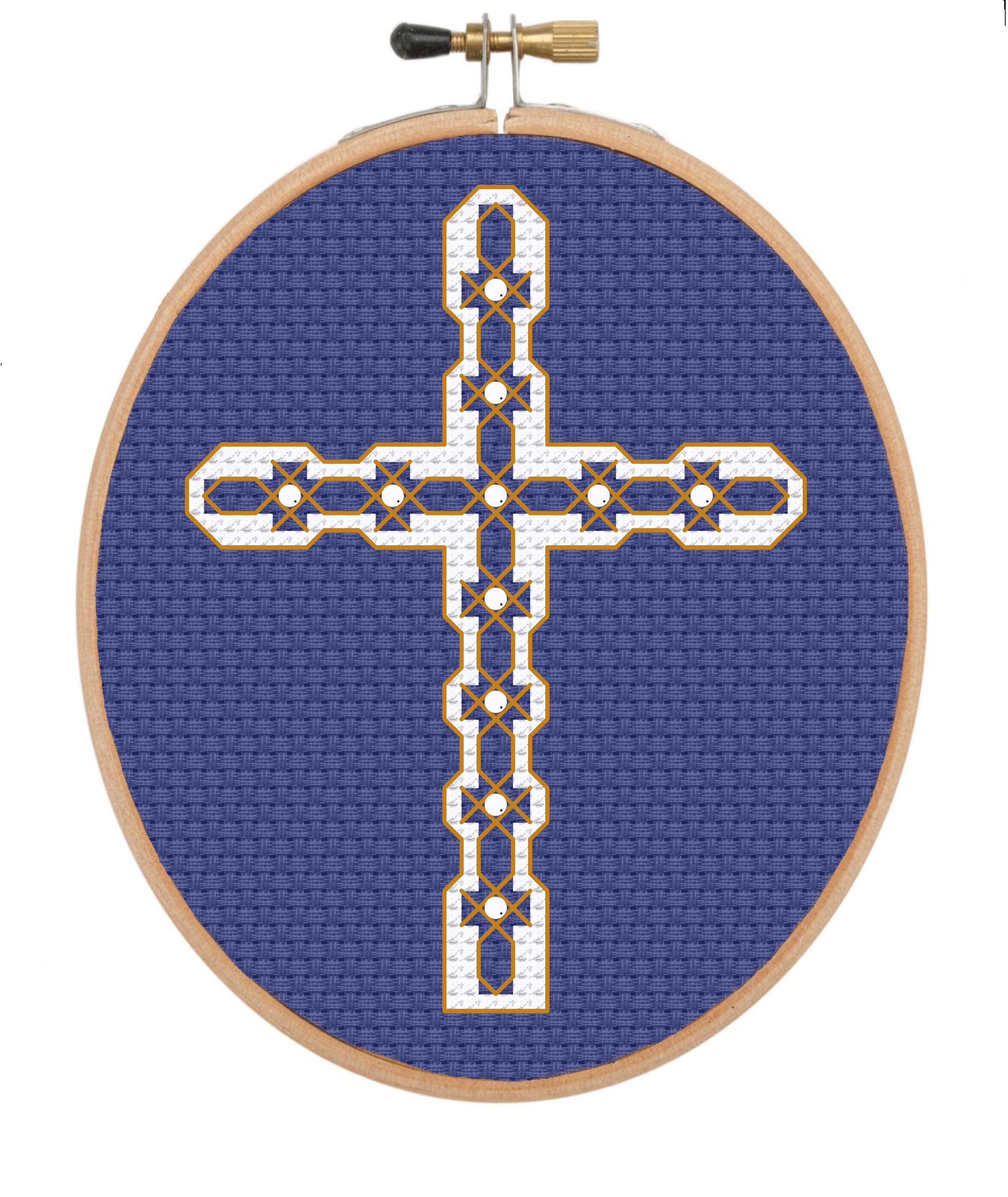 Christmas Cross Stitch Set, 8 Chrismon Patterns Ornaments Color ...