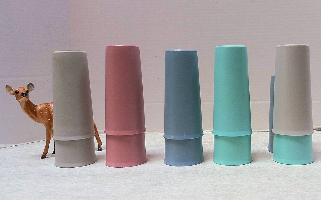 CHOICE PAIR Vintage Tupperware Tumblers #115 10 Oz, Durable Drinking ...