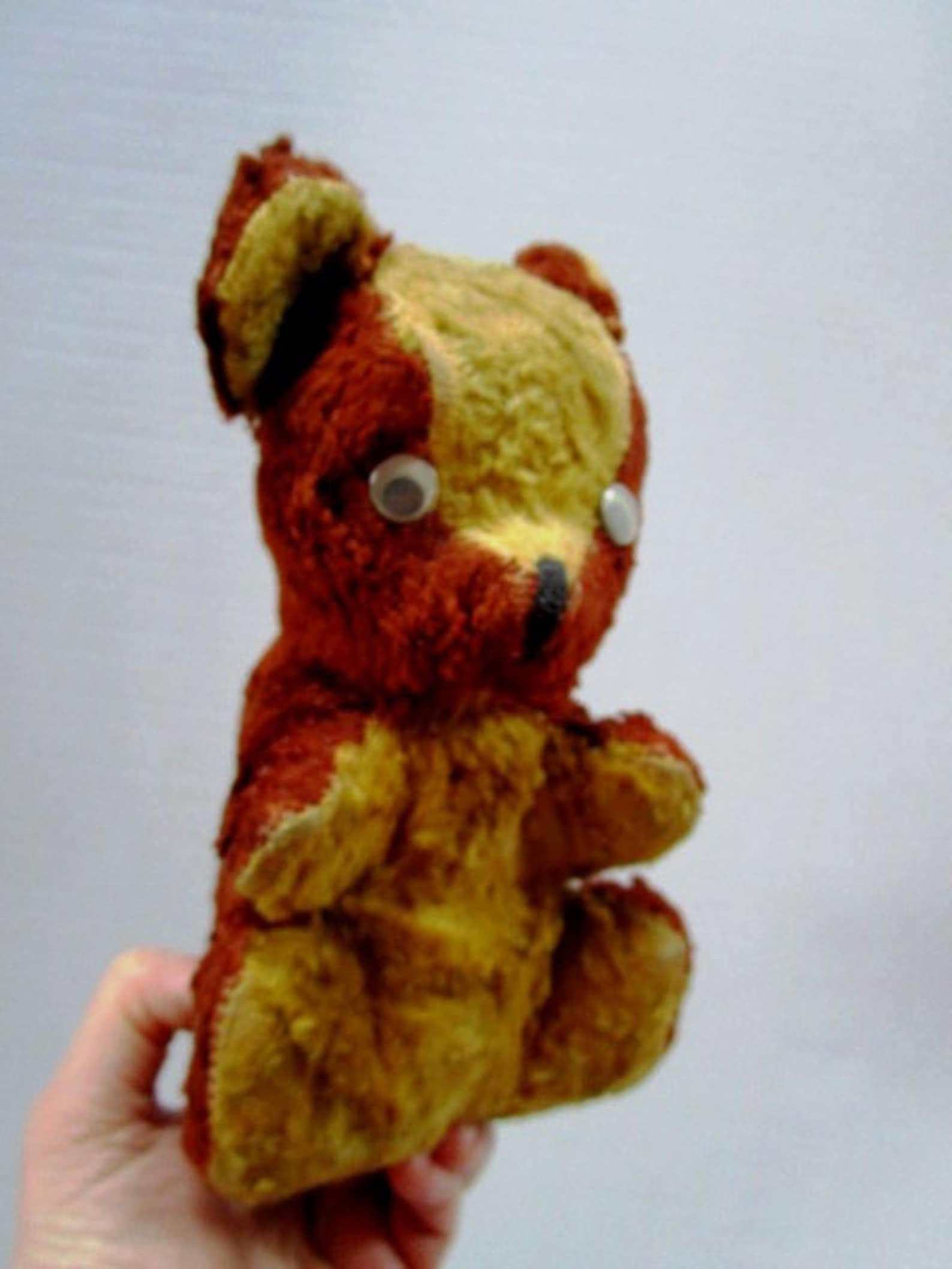 Vintage Teddy Bear Well Worn W/ Love Googly Eyes Stub Tail - Etsy