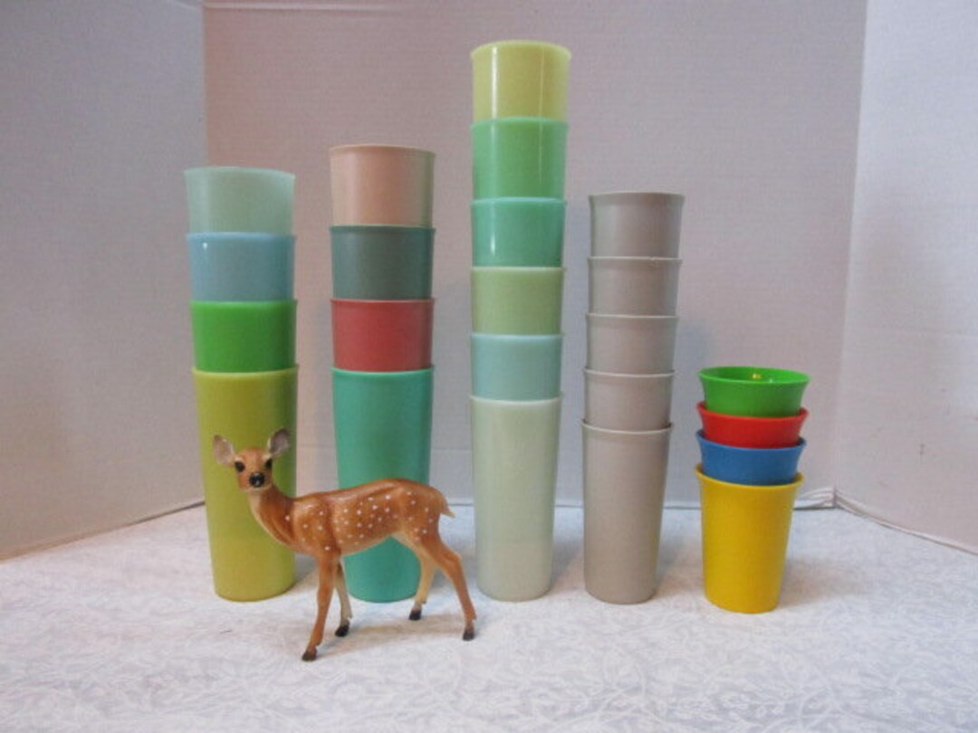 CHOICE LOT Vintage Tupperware Tumblers, Durable Drinking Glasses ...