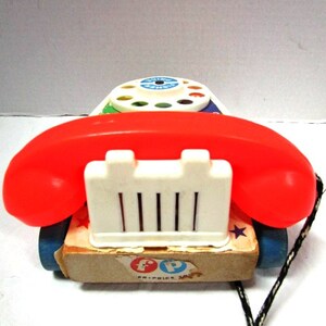 CHOICE Original 1962 Vintage Telephone Pull Toy What's | Etsy