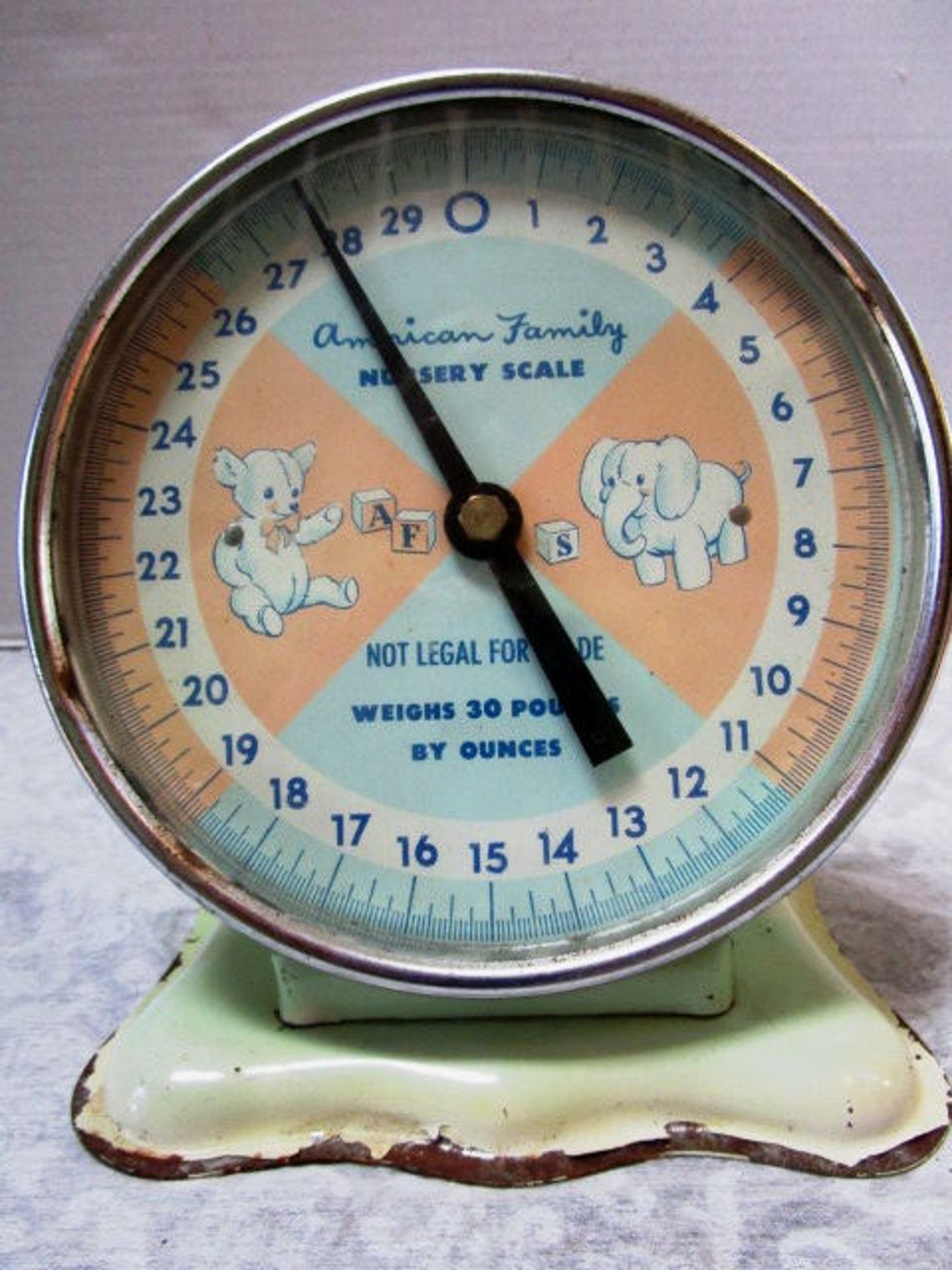 Vintage Baby Scales Complete Newborn Photo Prop Pink Blue - Etsy