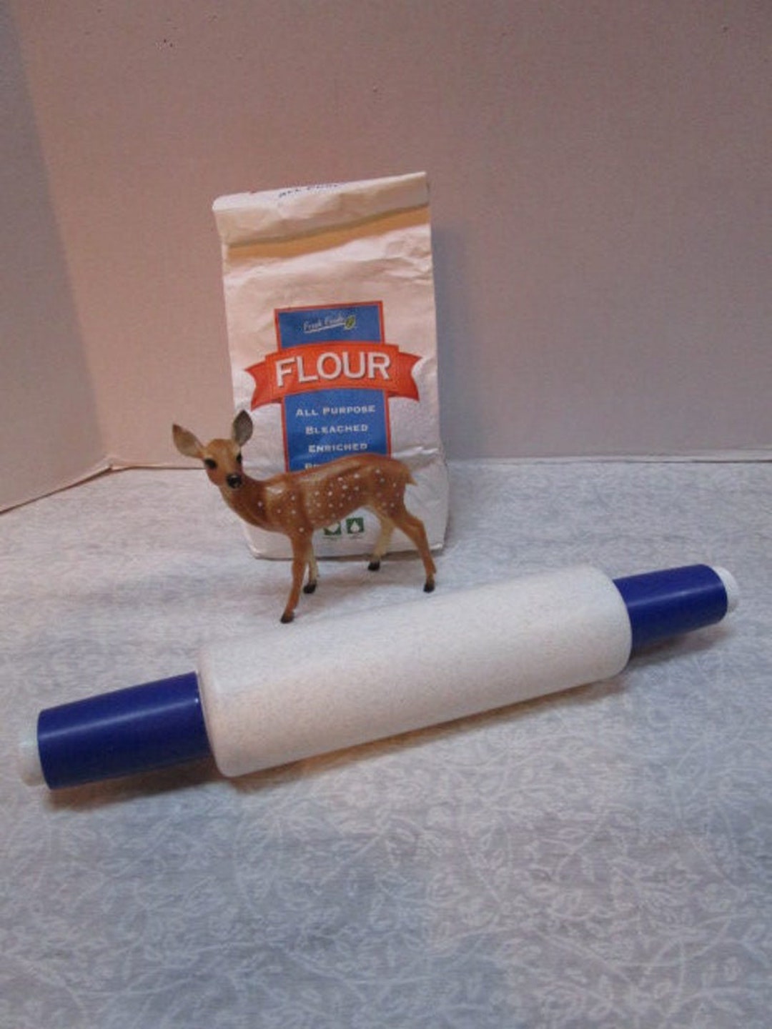 Vintage Rolling Pin, Tupperware #9055A Plastic Roller, Perfect Pastry ...