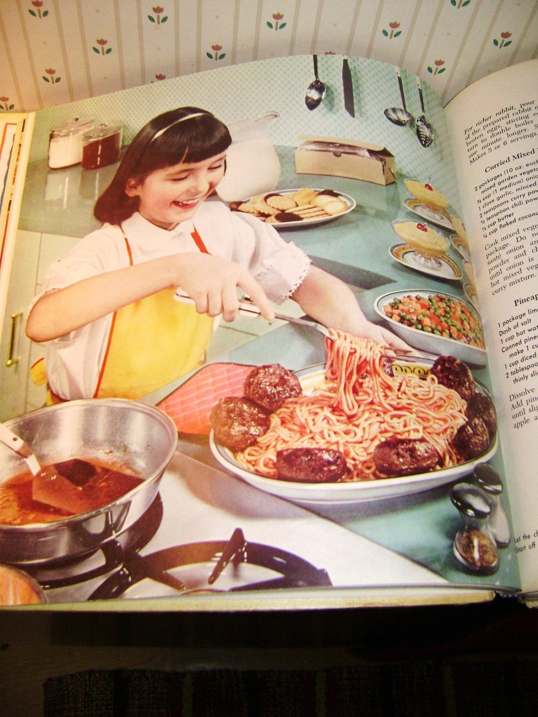 Cookbook General Foods Kitchens 1959 MCM Mrs Cleaver - Etsy