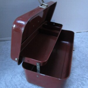 Vintage Steel Lock Box, Industrial Storage, Grey, Repurpose Storage ...