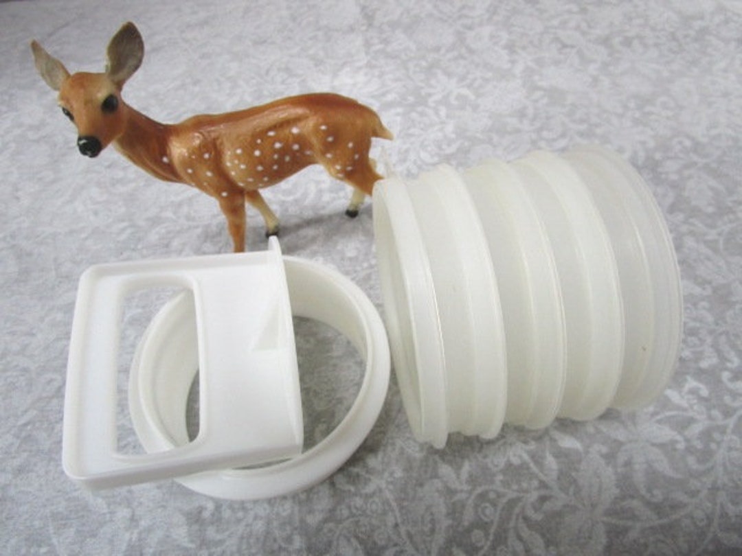 Vintage Tupperware Burger Press and Keepers Set, 7 Pieces, Make Take ...