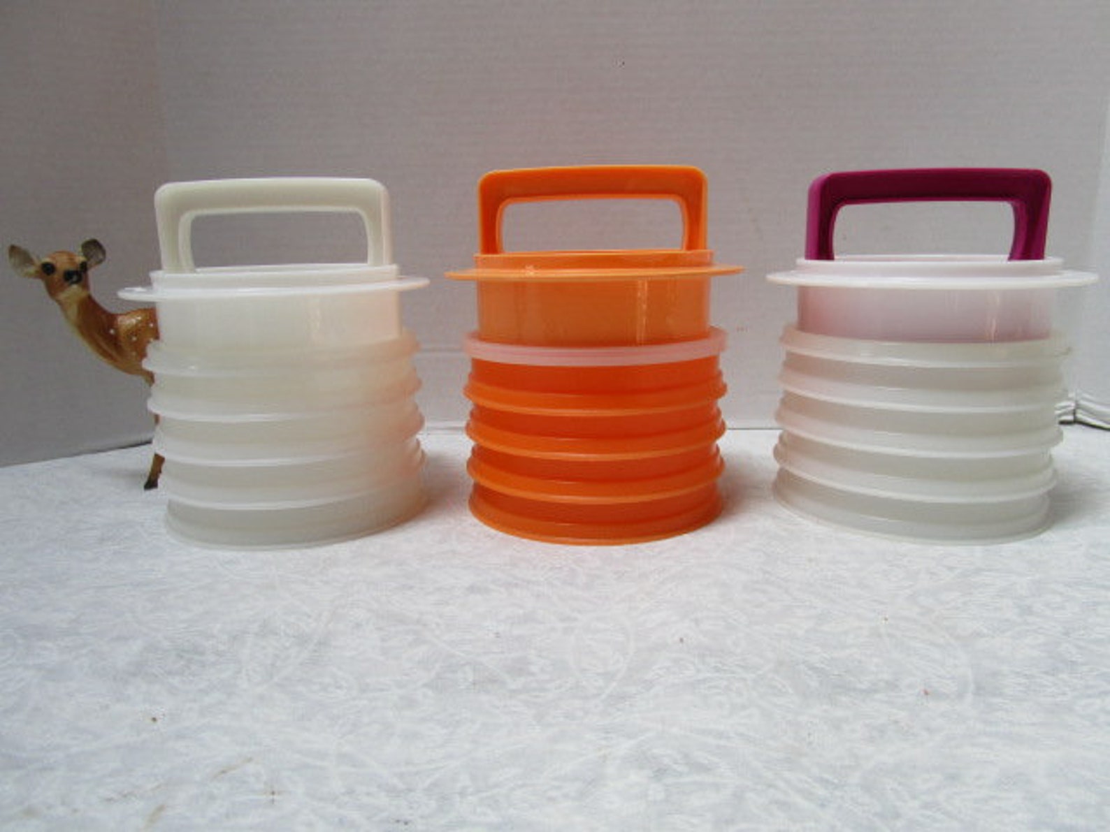 Vintage Tupperware Condiment Relish Caddy Container 732 white | Etsy