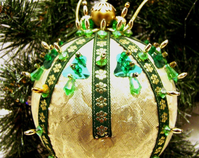 Vintage Christmas Tree Ornament, Extra Large Decoration, Handmade ...