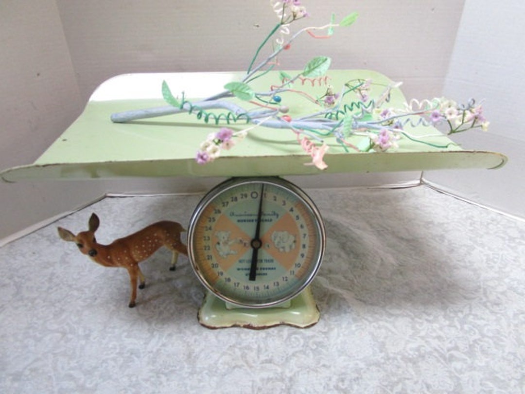 Vintage Baby Scales Complete Newborn Photo Prop Pink Blue - Etsy