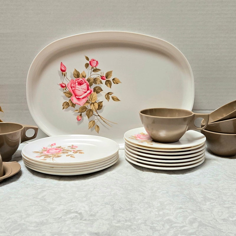 Retro Dinnerware - Etsy