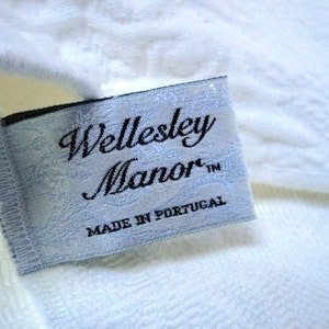 Vintage Queen Sized Matelasse Pillow Sham, Portugal, Wellesley Manor ...
