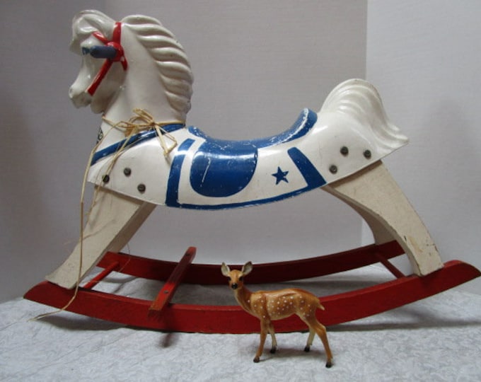 Vintage Rocking Horse, Buddo the Happi Time Horse From Sears, Riding ...