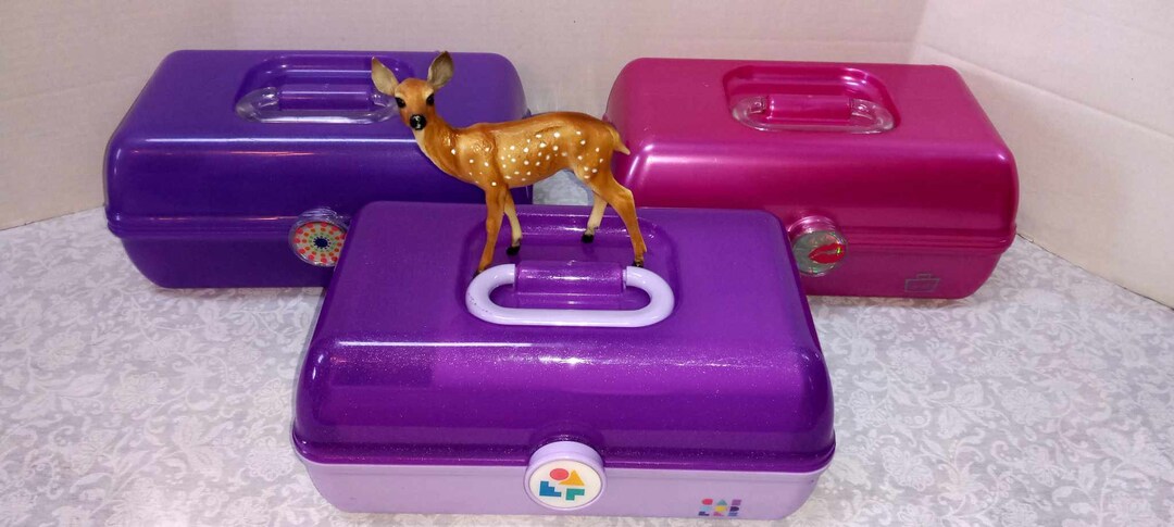 CHOICE ONE Vintage Caboodles Makeup Organizer: 80s Plastic Carry-on ...