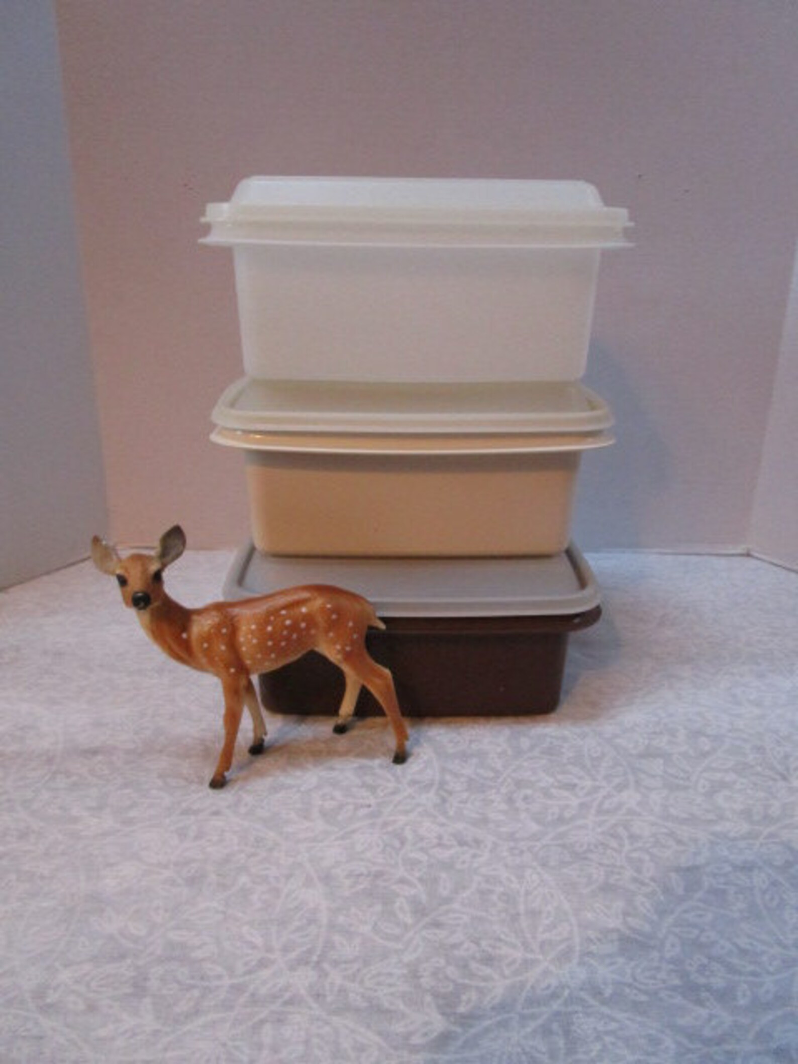 Vintage Tupperware Condiment Caddy Complete 10 Piece Set W Etsy