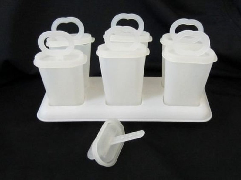 Vintage Tupperware Popsicle Mold, 19 Piece Complete Set, Healthy ...
