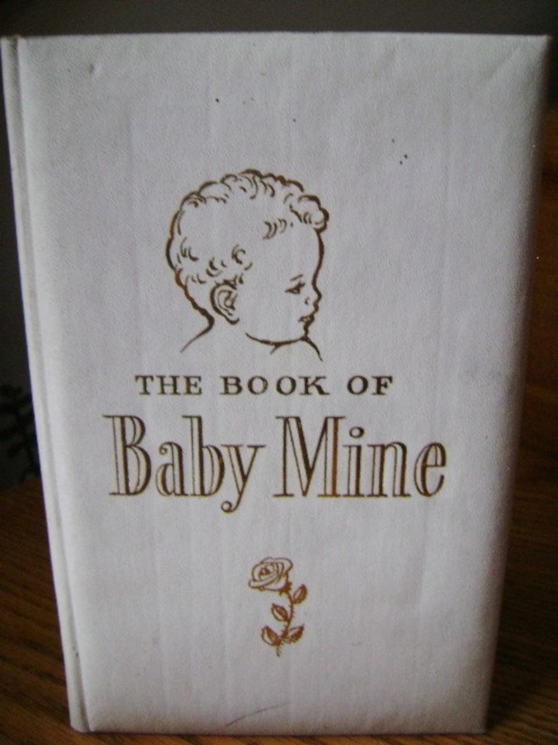 Vintage Baby Book New Baby Journal 1962 Gift From Town - Etsy