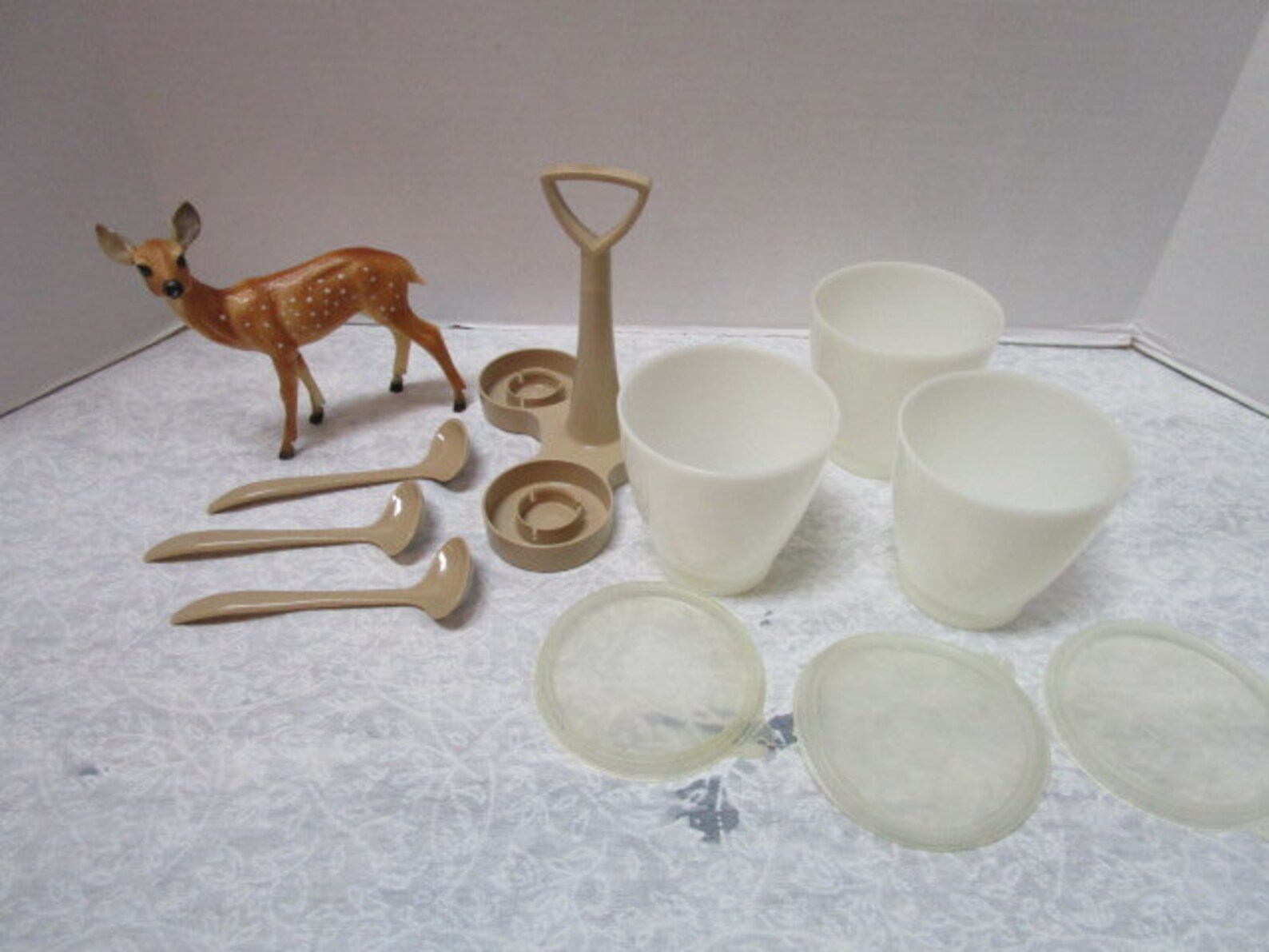 Vintage Tupperware Condiment Caddy Complete 10 Piece Set W Etsy