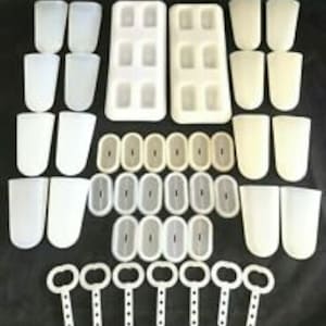 Vintage Tupperware Popsicle Mold, 19 Piece Complete Set, Healthy ...