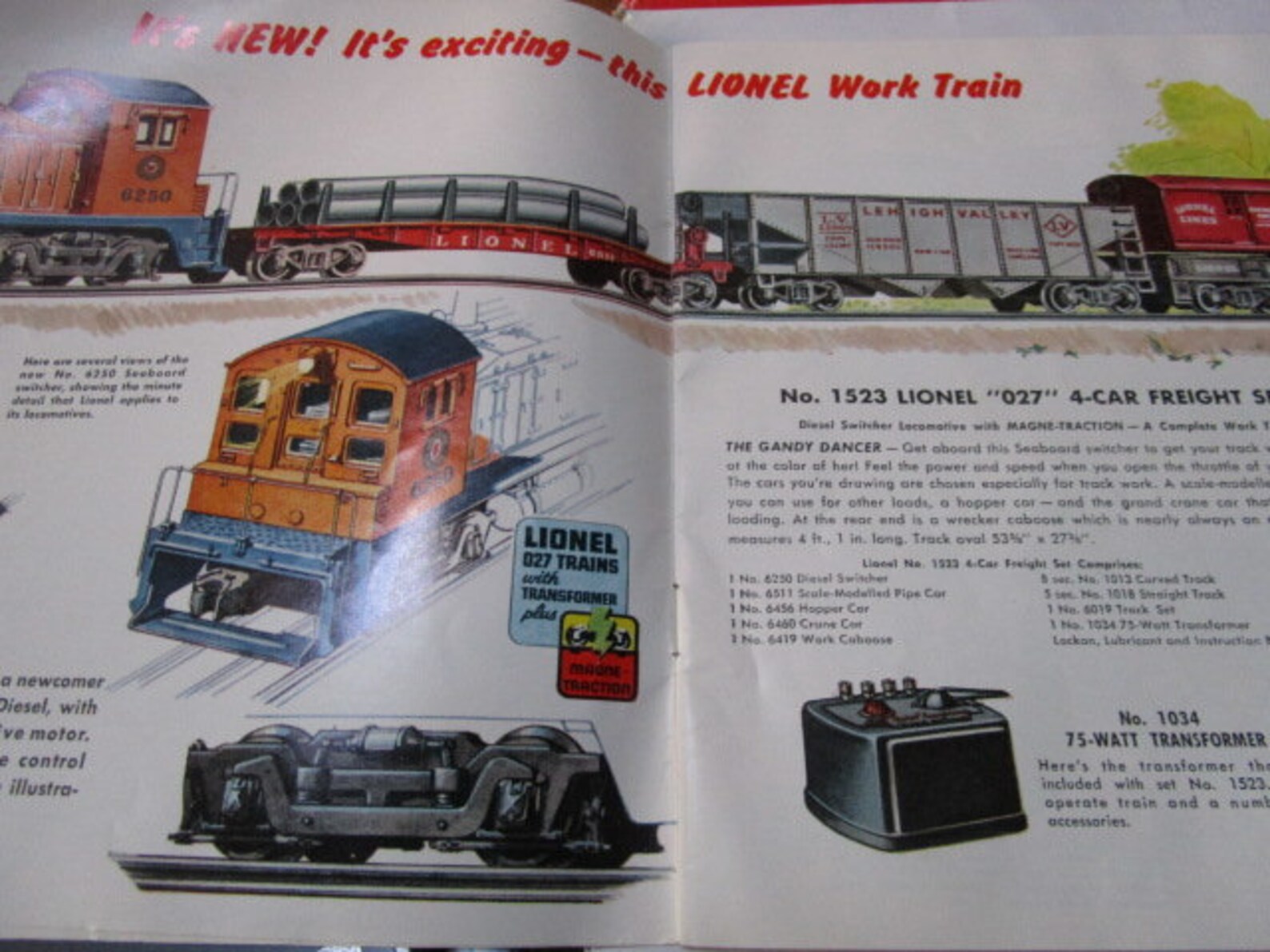 2 Vintage Lionel Train Books: Full Color Accessories Catalogue AND ...