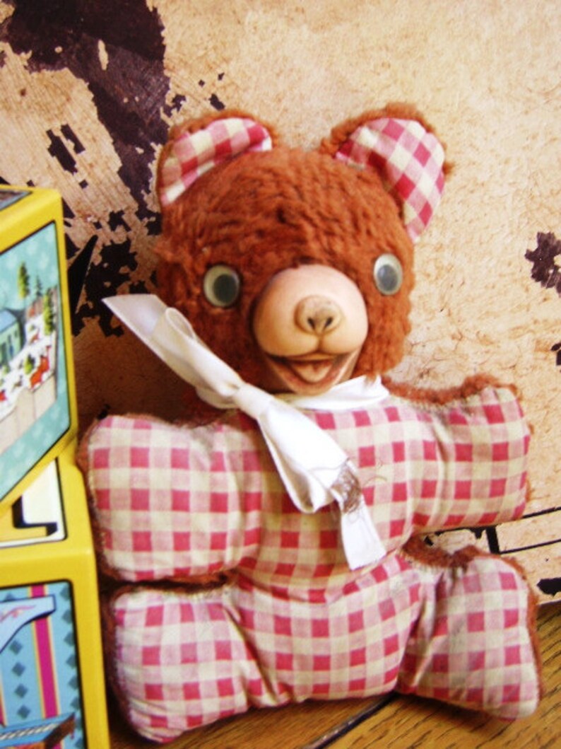 Vintage Teddy Bear Well Worn W/ Love Googly Eyes Stub Tail - Etsy