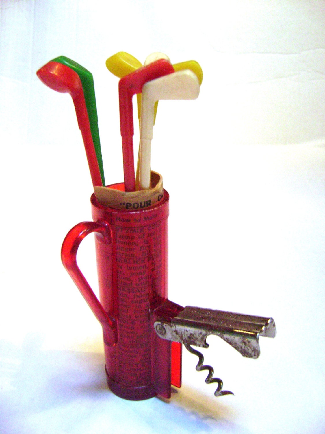 Vintage Golf Themed Barware Novelty 9 Piece 19th Hole Golf | Etsy