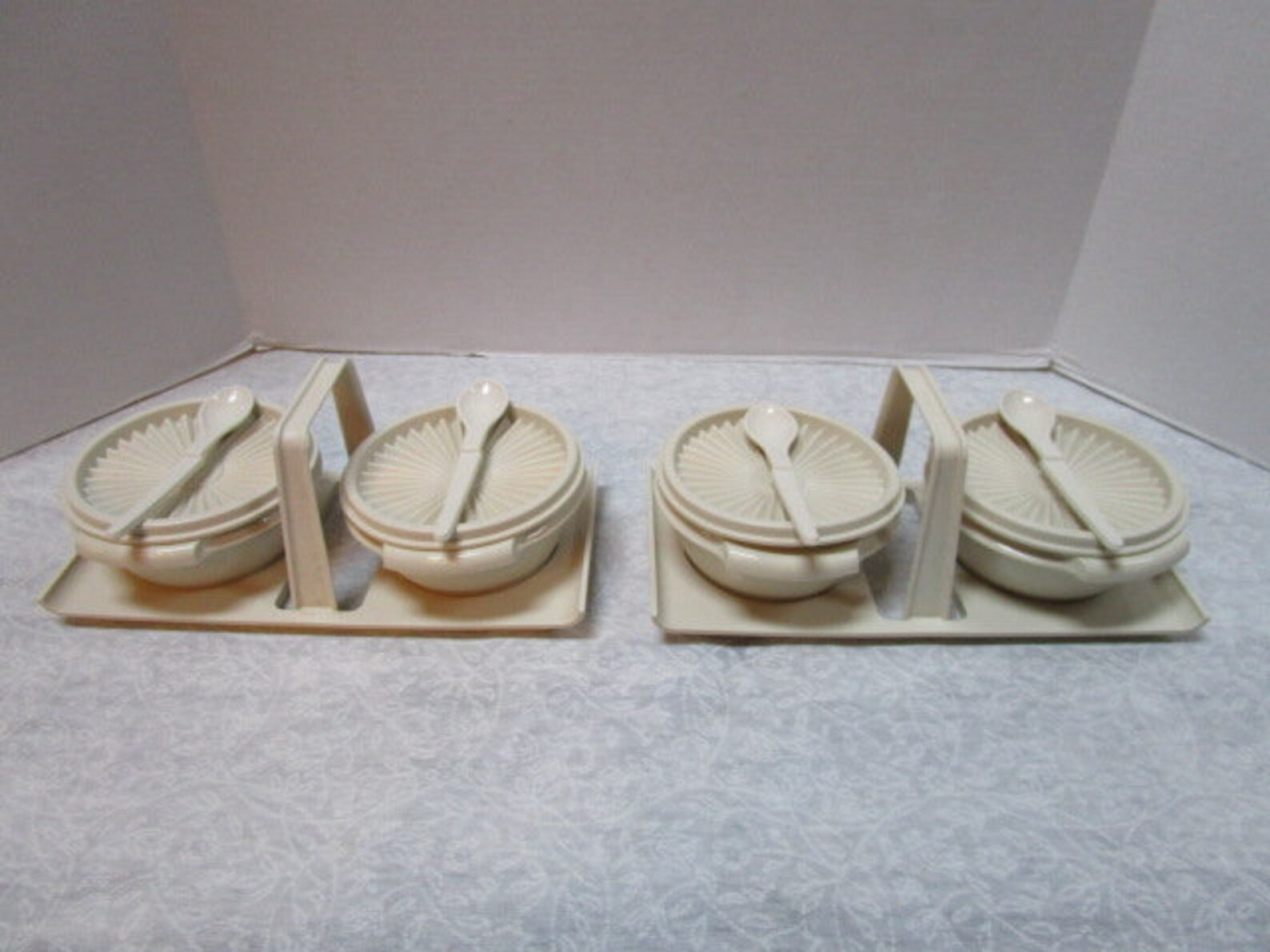 Vintage Tupperware Condiment Caddy Complete 10 Piece Set W/ - Etsy