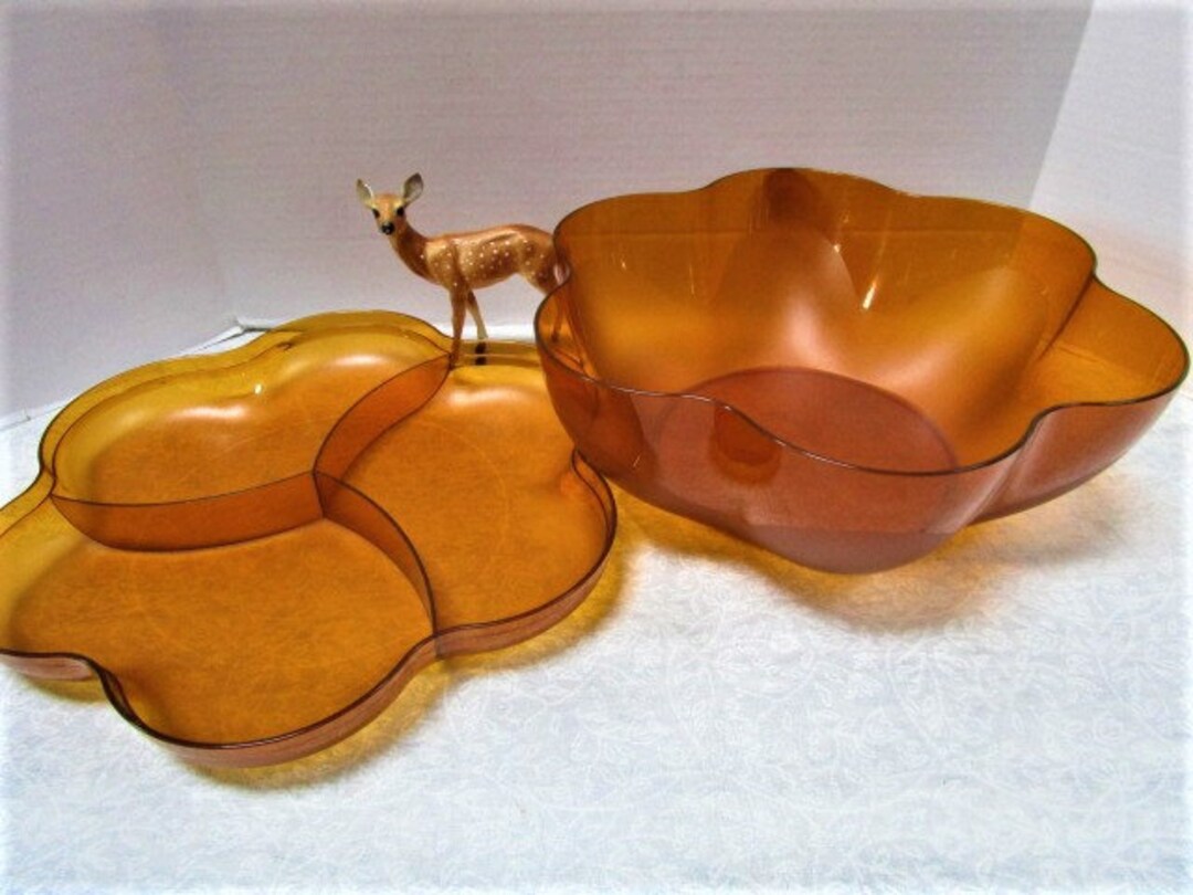 Vintage Tupperware Acrylic Salad Bar Set W/ Large - Etsy