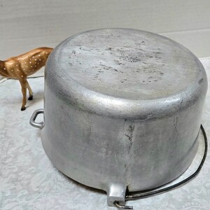 Vintage 8 Quart Aluminum Kettle W/ Bail Handle by Household Institute ...
