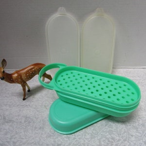 Vintage Tupperware Grater Bowl Set, 3 Piece Set W/ Bowl Grater Lid ...