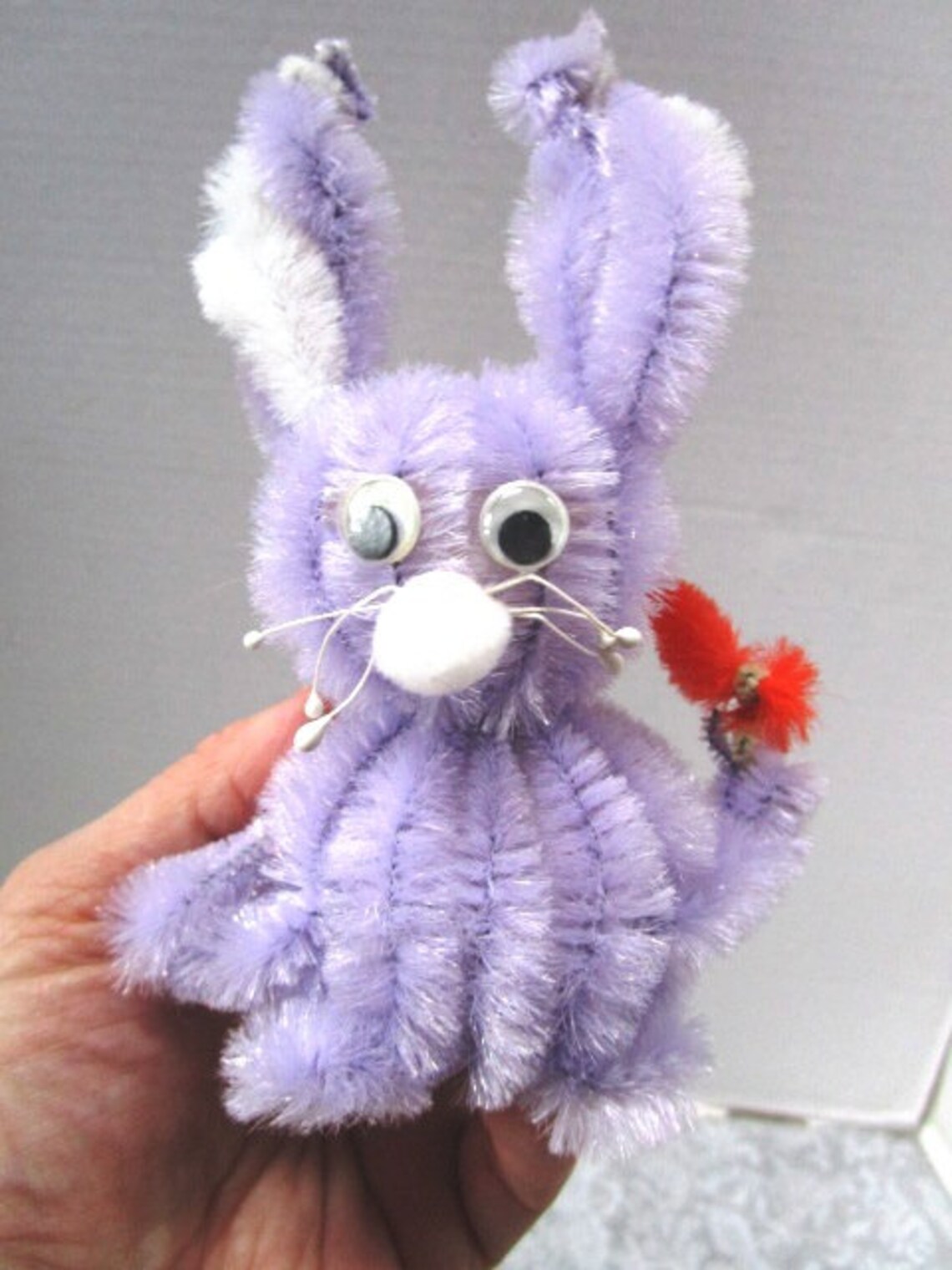 Vintage Handmade Bunny Duck Chick Decorations Pipe Cleaner - Etsy