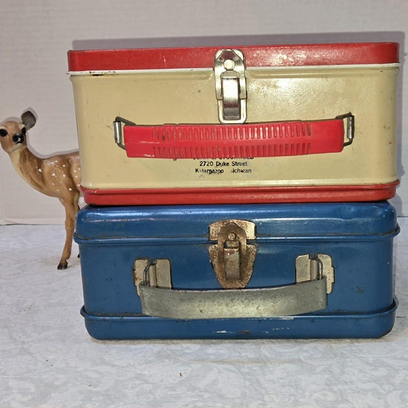 1950s Lunch Box - Etsy