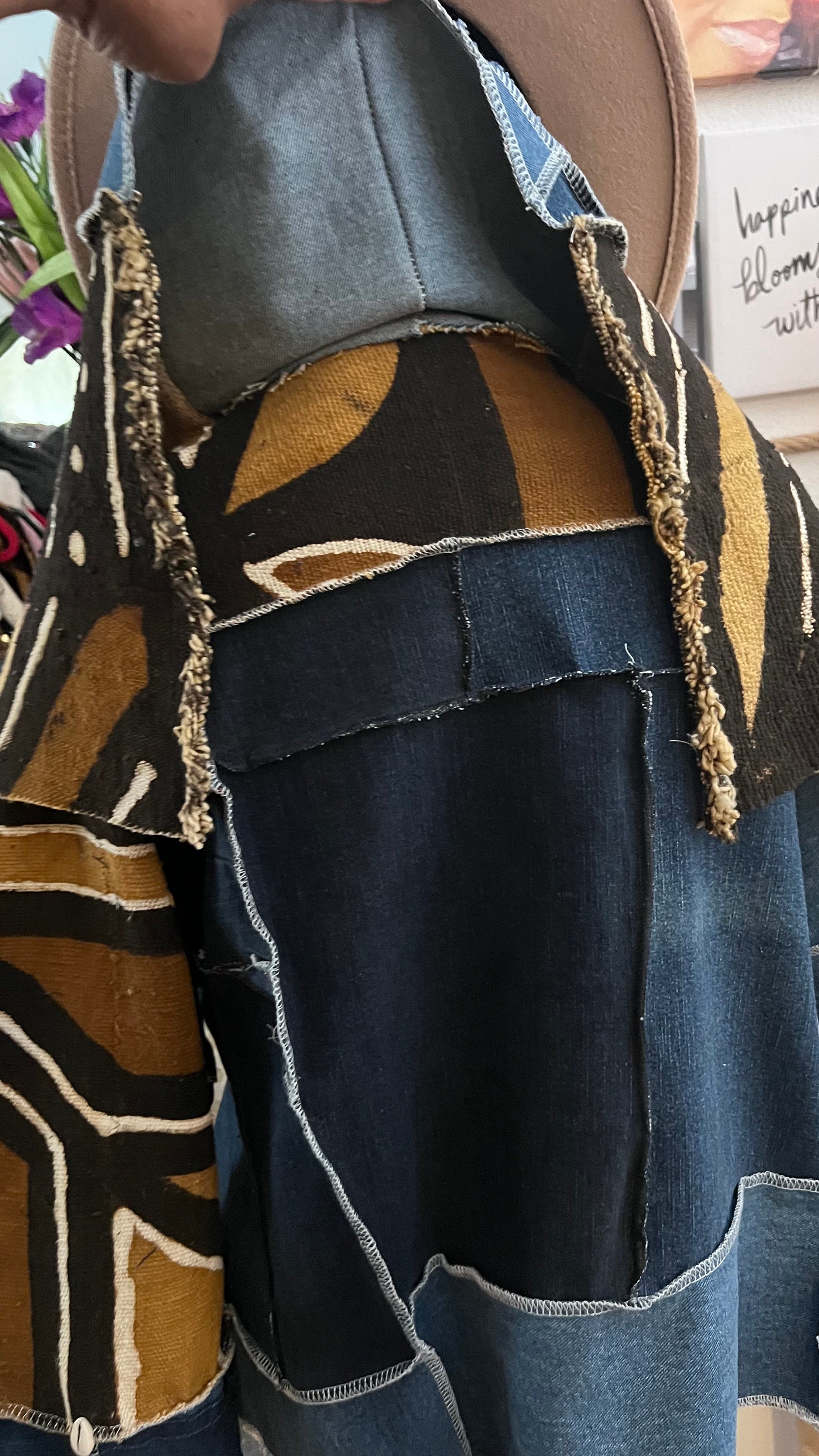 Patchwork Denim Jacket - Etsy