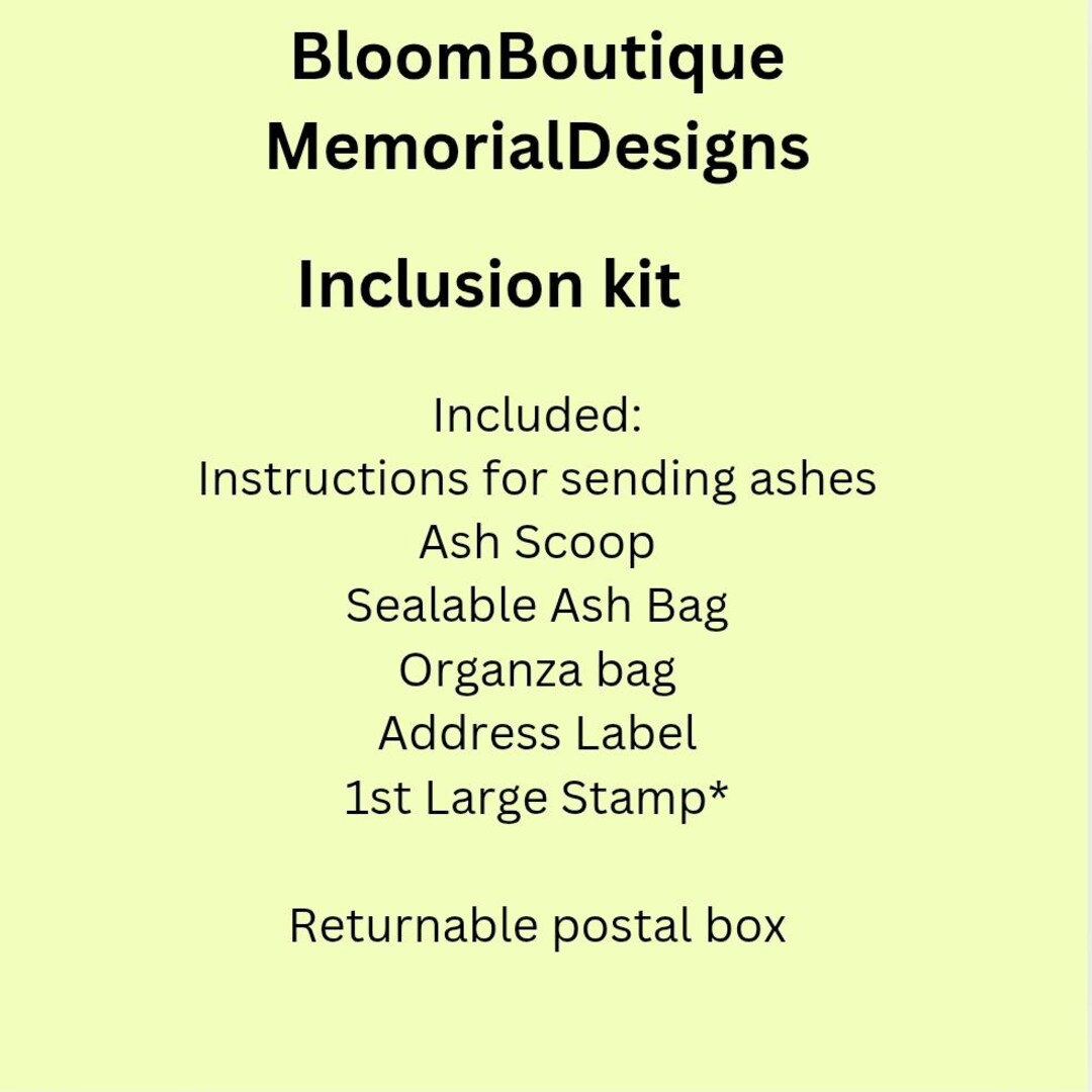 Inclusions Kit - Etsy