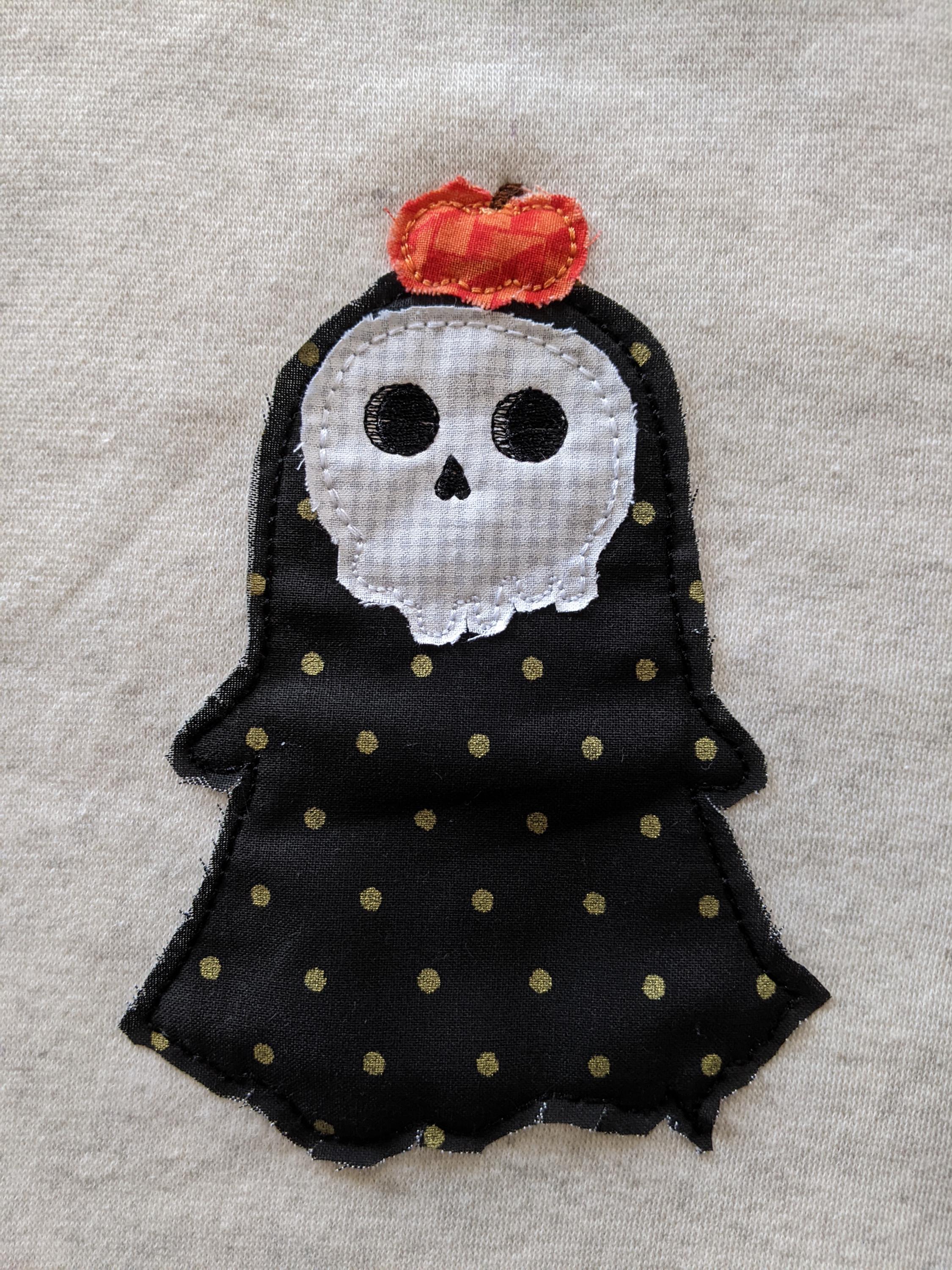 Pumpkin Top Ghost Appliqued Sweatshirt, Spooky Sweet Ghost Sweatshirt ...
