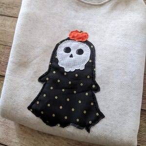 Pumpkin Top Ghost Appliqued Sweatshirt, Spooky Sweet Ghost Sweatshirt ...