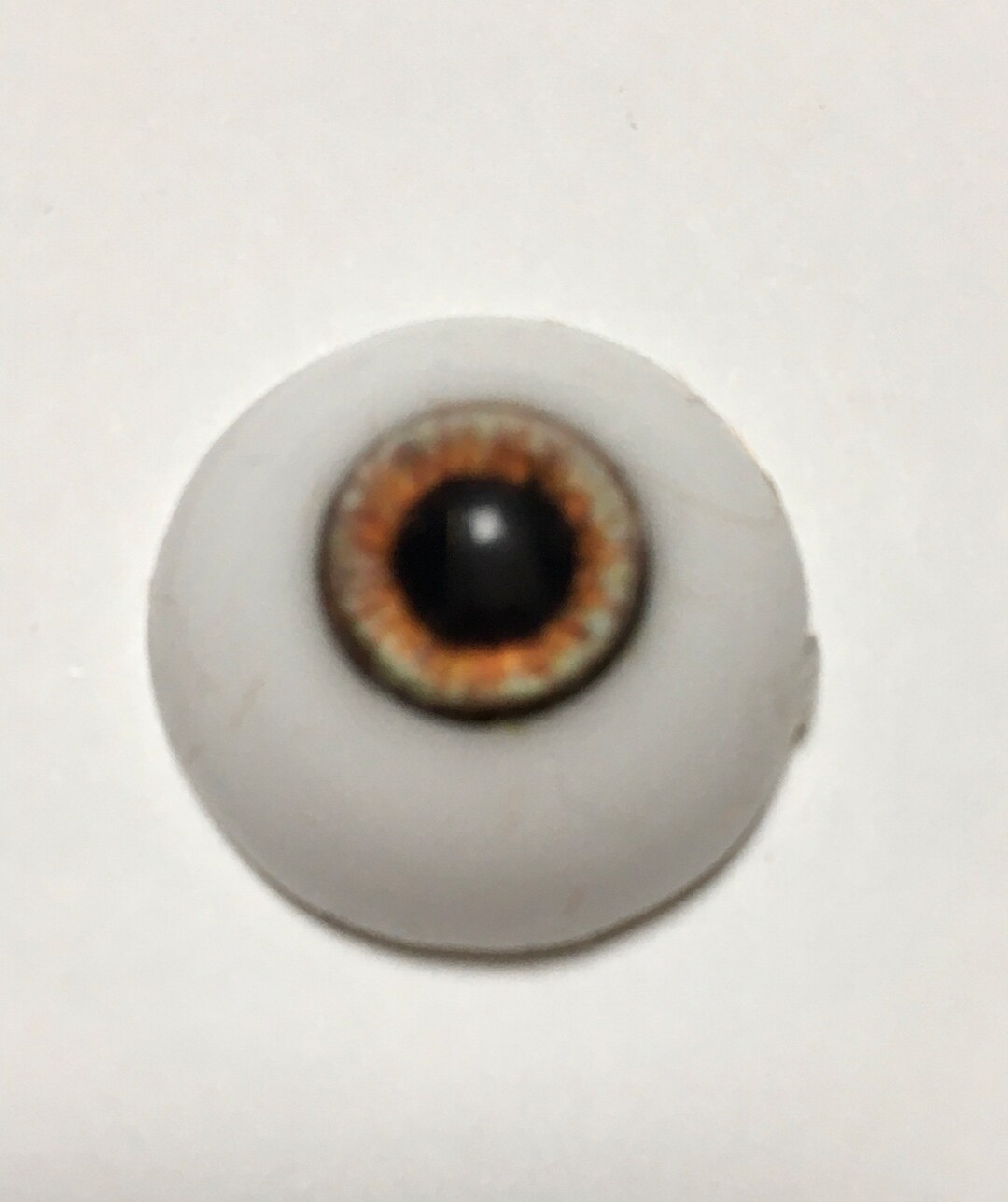 Doll Eyes Rust Color 20mm, Soft Glass Paperweight - Etsy