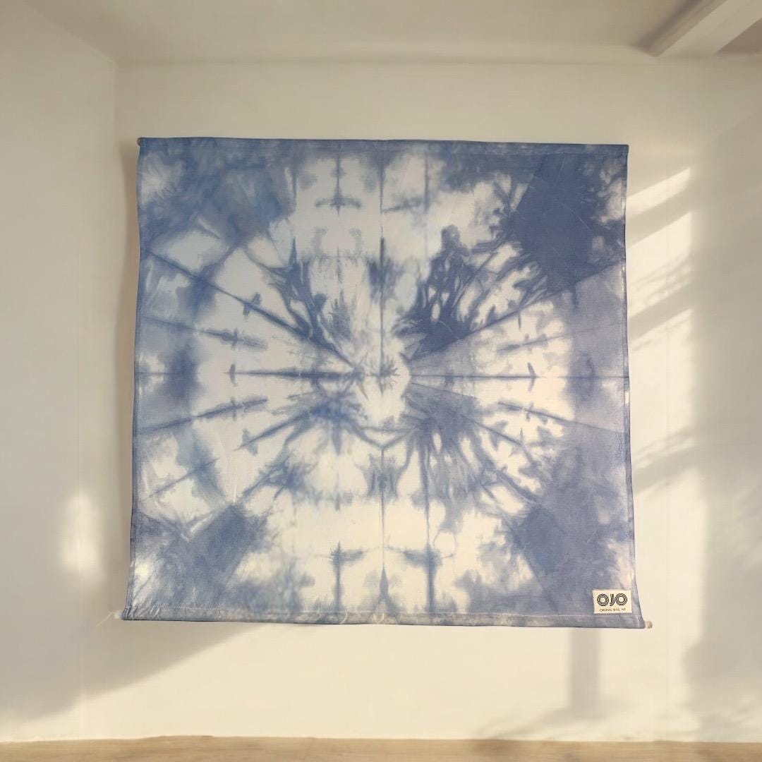Shibori Wall Art , Handmade Wall Hanging , Traditional Japanese Shibori ...