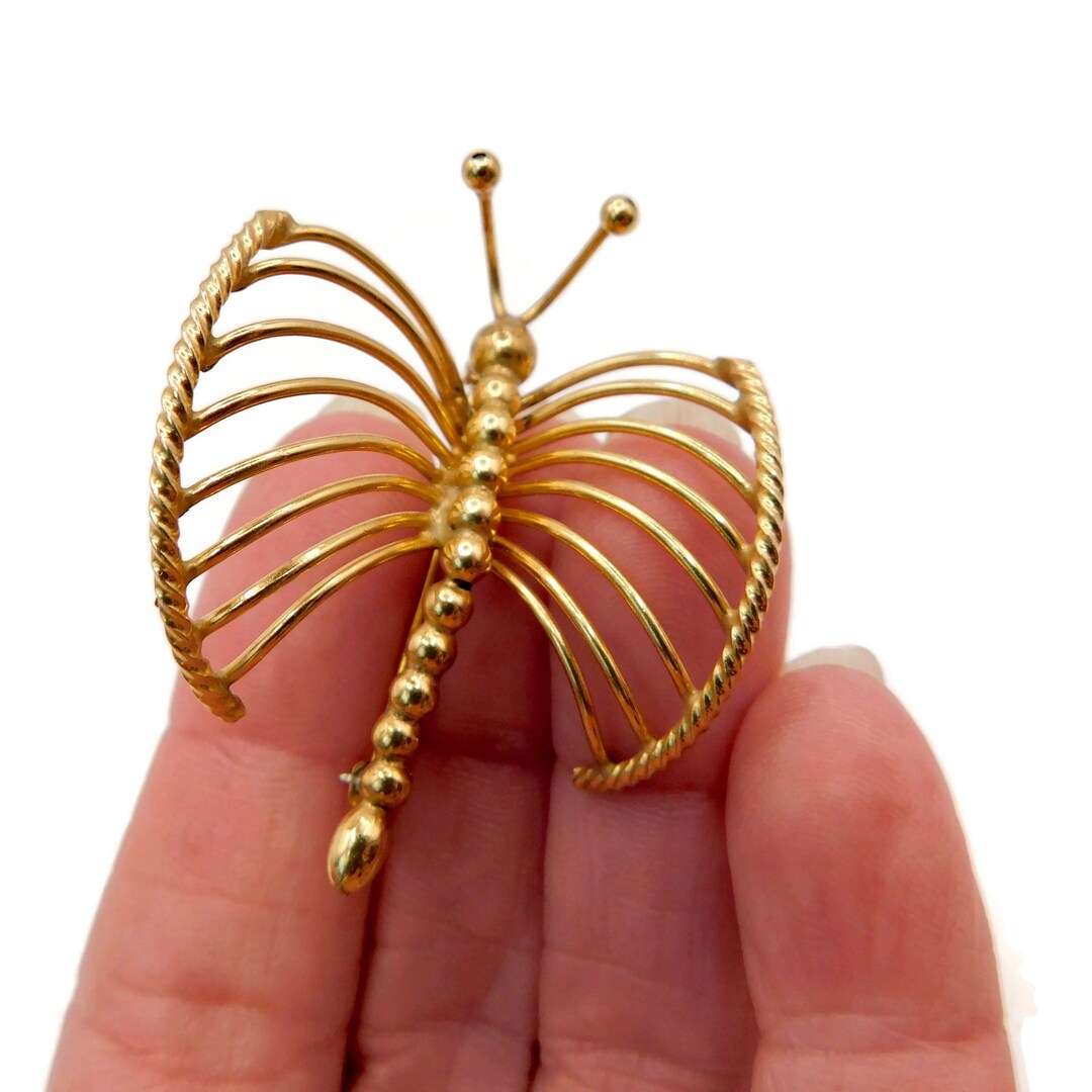 Gorgeous Vintage WINARD 12K GF Butterfly Brooch/pin - Etsy