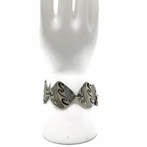 Vintage Alice Seely Pewter Links Bracelet. - Etsy