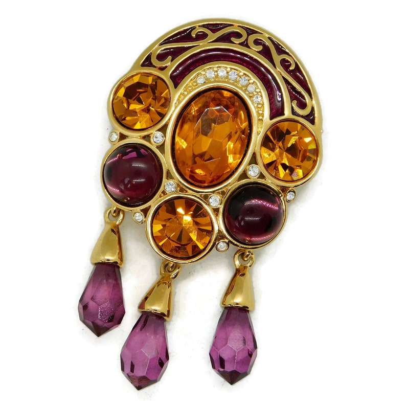 Princess Michaela Von Habsburg MVH Crown Jewels Brooch. - Etsy