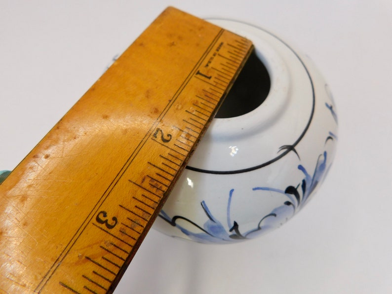 Vintage Italian Hand Painted Delft Blue Floral Ceramic Pear - Etsy