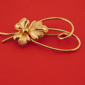 1950s FORSTNER Gold Filled Flower Brooch/pin - Etsy