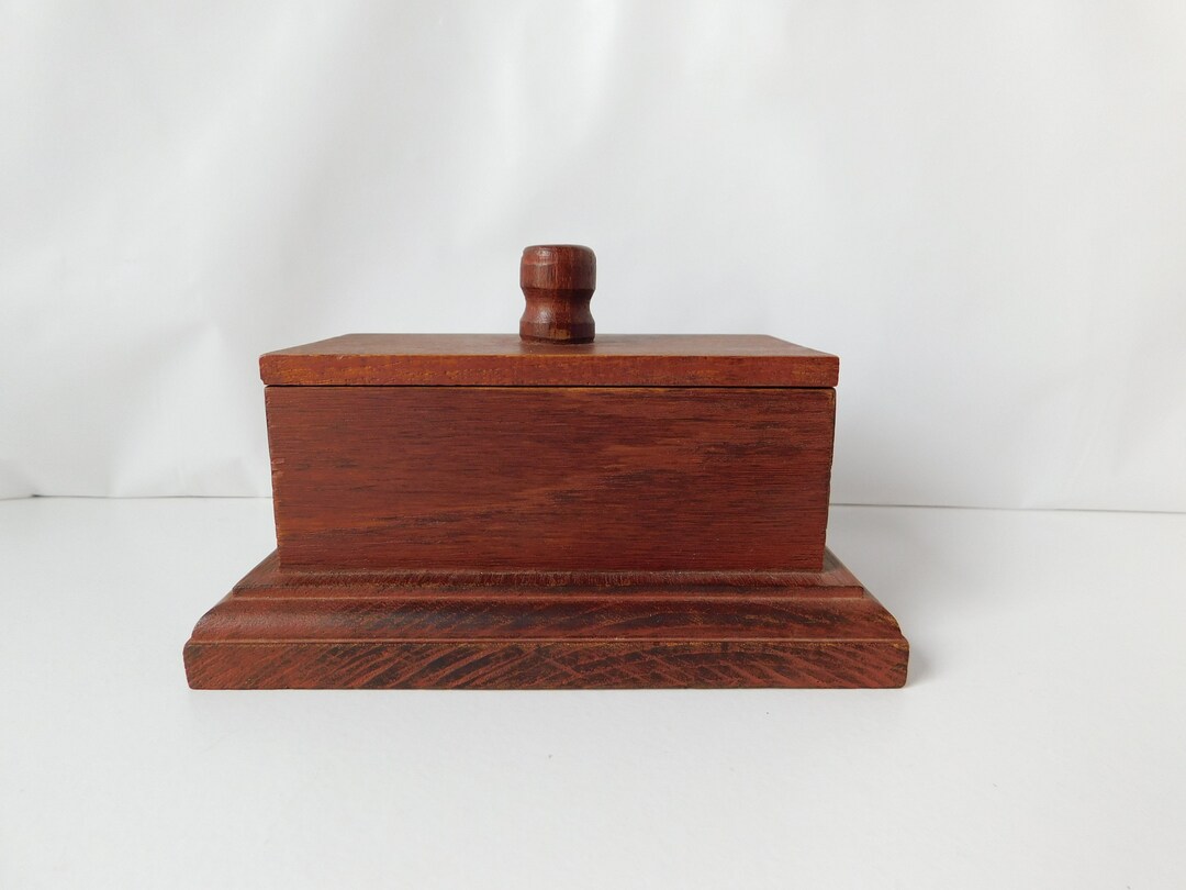 Vintage Wooden Carved Rectangular Wooden Box With Lid. - Etsy
