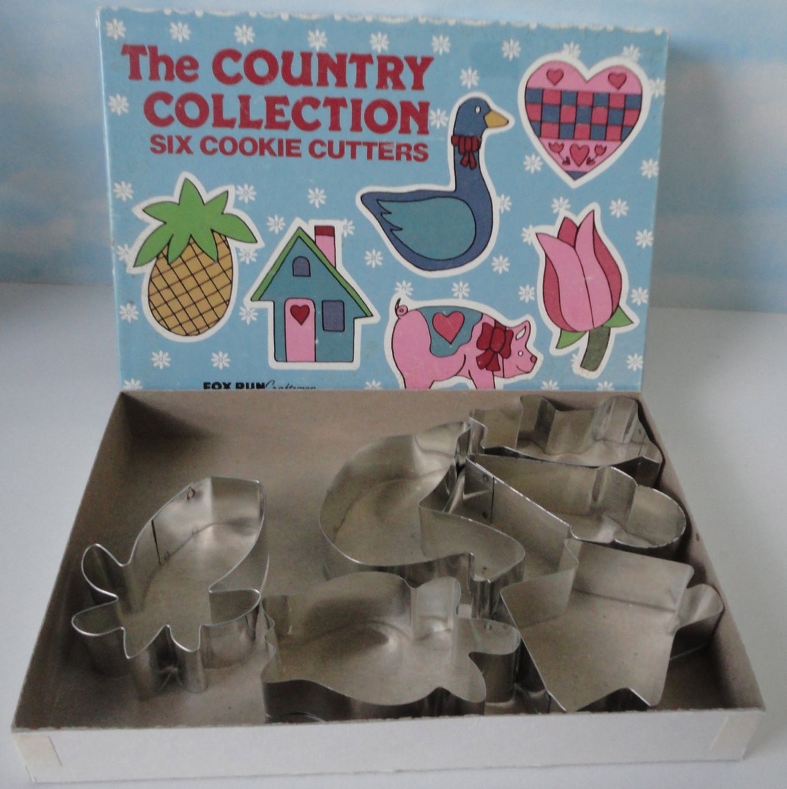 The Country Collection Six Cookie Cutters Set. 1987. Made in - Etsy