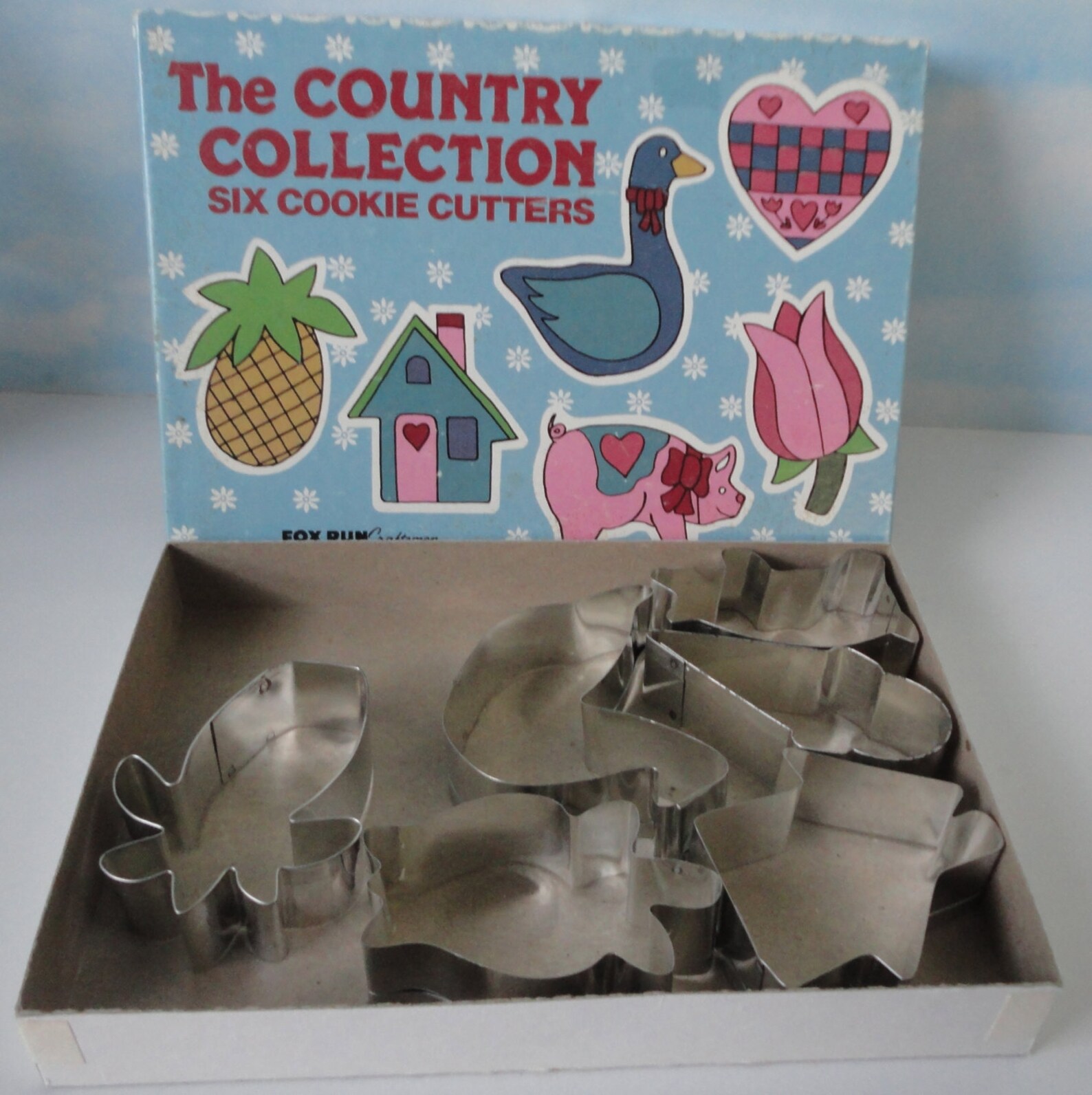 The Country Collection Six Cookie Cutters Set. 1987. Made in - Etsy