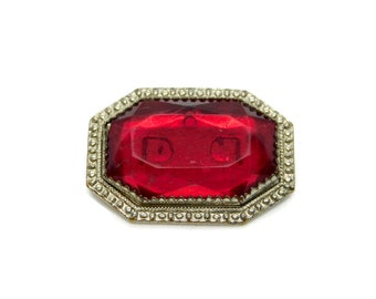 Ruby Red Pin - Etsy